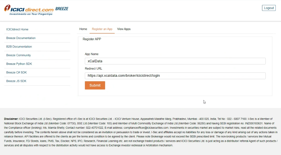 ICICIDirect Integration With XCalData | XCalData Blogs